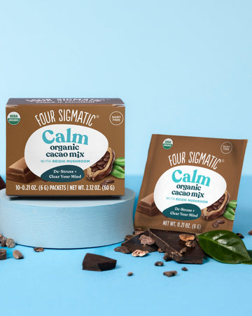Calm Cacao: Relaxing Chocolate Reishi Mushroom Blend