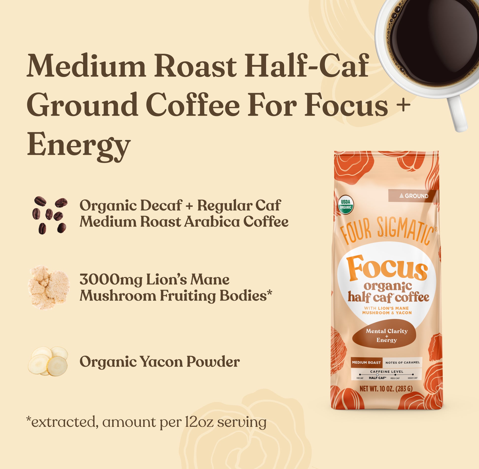 Shop the original mushroom coffee - Four Sigmatic