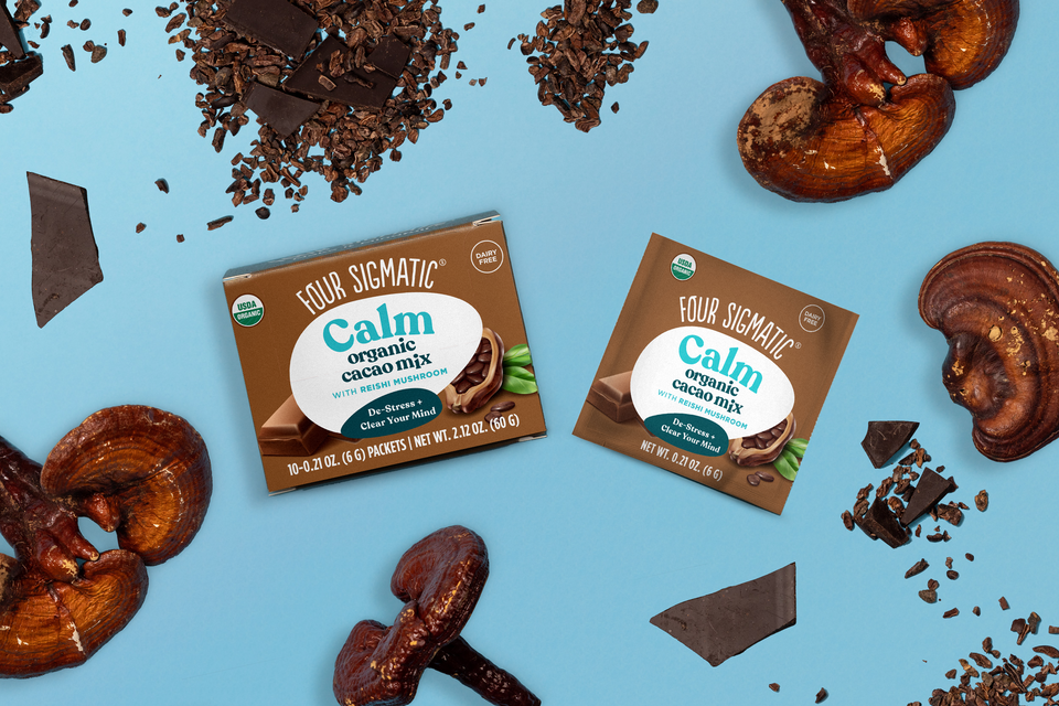 Calm Cacao: Relaxing Chocolate Reishi Mushroom Blend