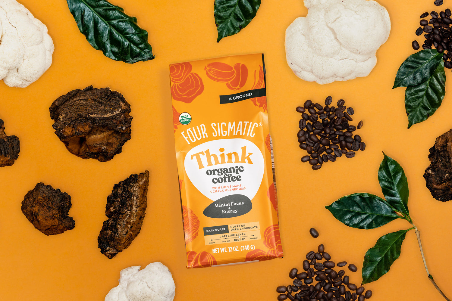 Think Ground Coffee: Lion's Mane Mushroom Blend